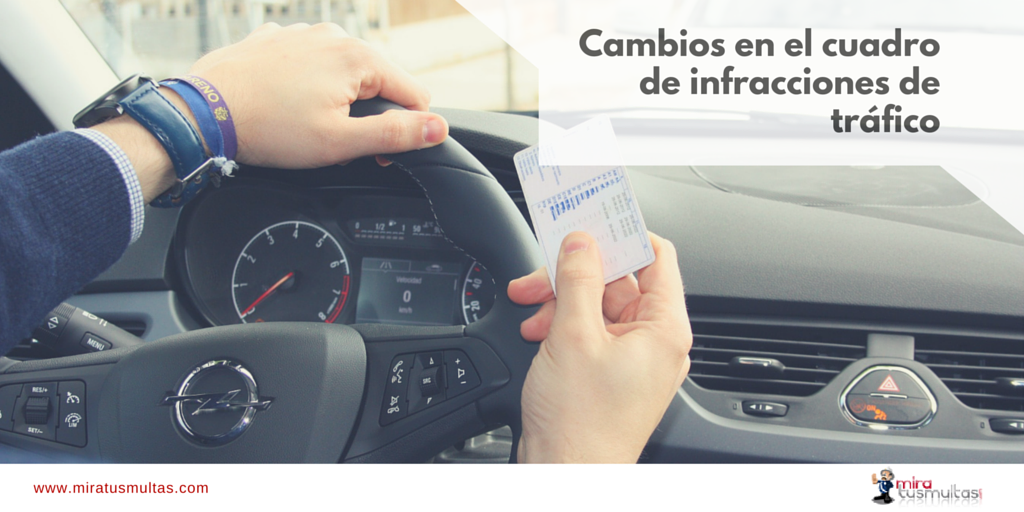 La DGT reducirá las sanciones de varias infracciones en 2016